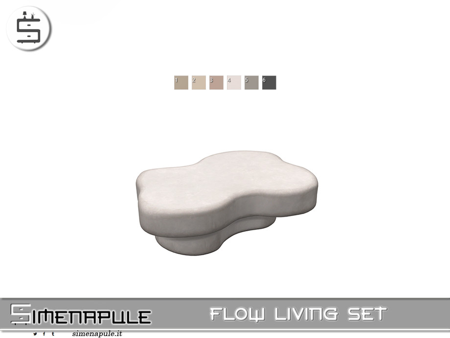The Sims Resource | [SeN4] Flow Living - Coffee Table