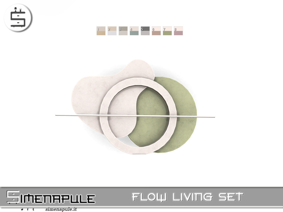 The Sims Resource | [SeN4] Flow Living - Wall Deco