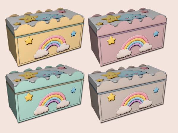 The Sims Resource | Jomsims dreamy days Kids deco trunk