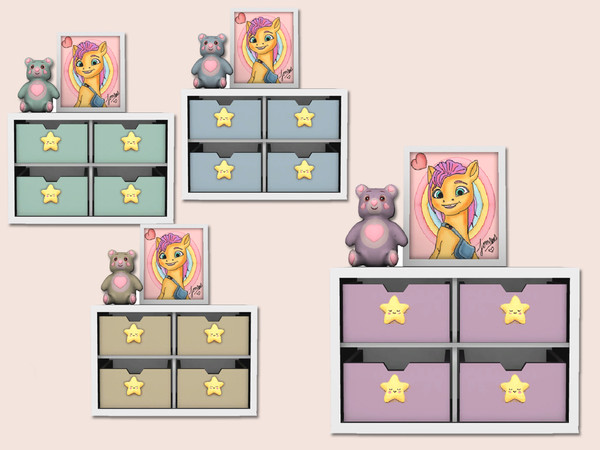 The Sims Resource | Jomsims dreamy days Kids furniture2