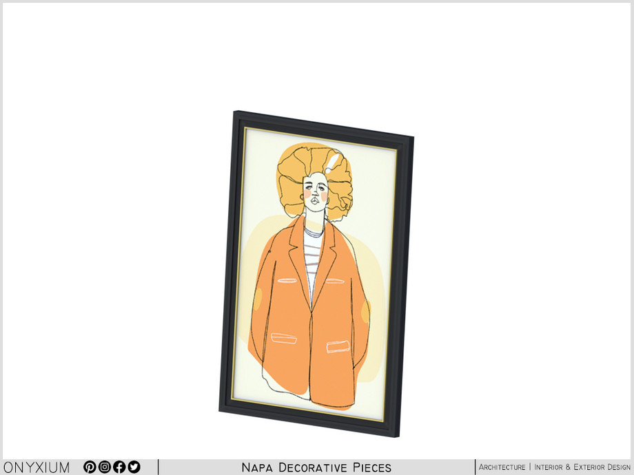 The Sims Resource | Napa Painting Frame