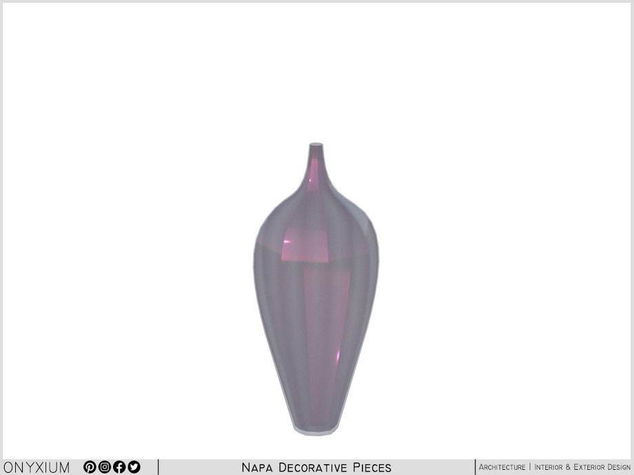 The Sims Resource | Napa Vase With Narrow Mouth