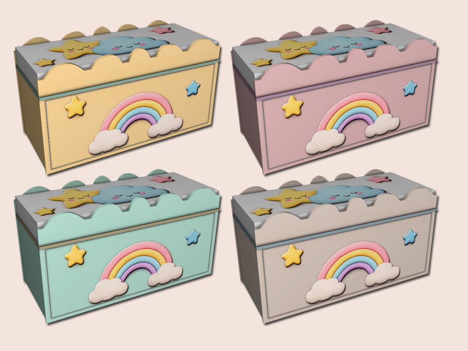 The Sims Resource | Jomsims dreamy days Kids deco trunk