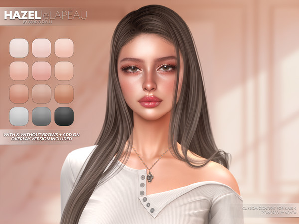 The Sims Resource | leLAPEAU - Hazel Skin