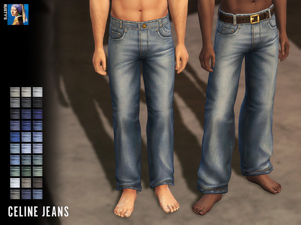 The Sims Resource | Celine Jeans Set for Masculine