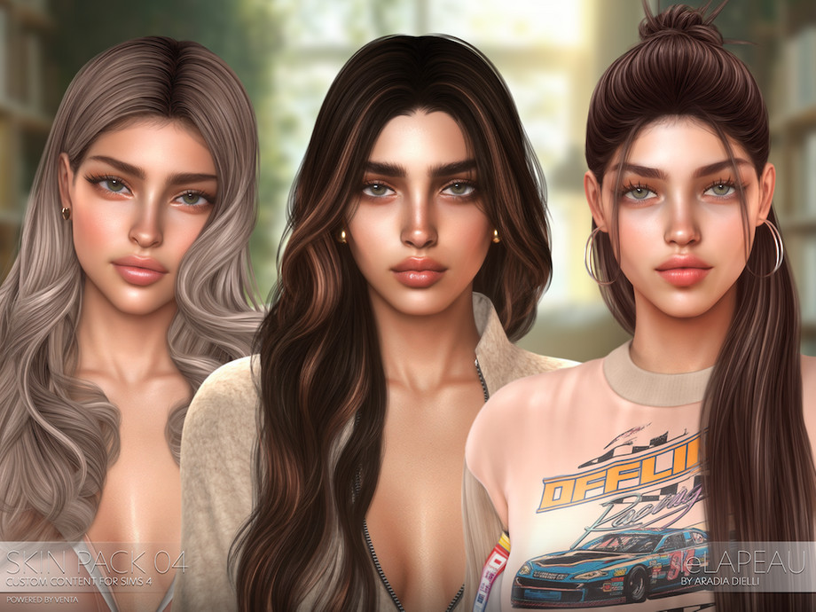 The Sims Resource | leLAPEAU - Allia Skin and Overlay