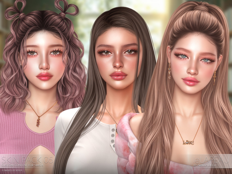 The Sims Resource | leLAPEAU - Khin Skin and Overlay