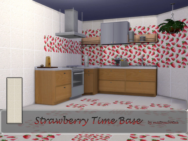 The Sims Resource | Strawberry Time Base