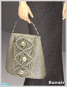 The Sims Resource - Sunair Accessory T002 - Purse (gold)