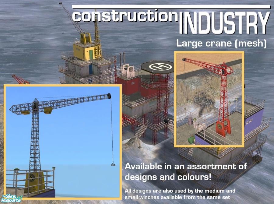 The Sims Resource | Large Crane (master mesh)