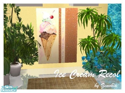 The Sims Resource | Ice Cream Painting Recol