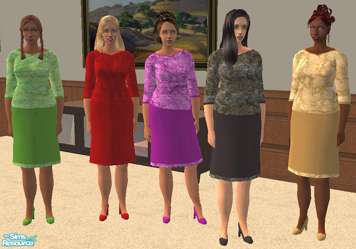 The Sims Resource - BBW Dress