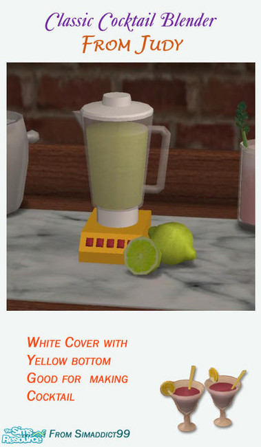 The Sims Resource - Judy Cocktail Blender 2