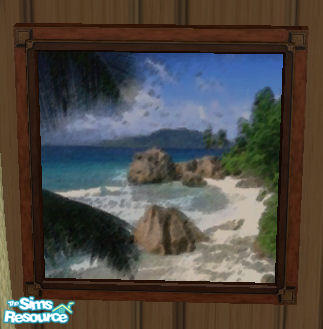 The Sims Resource - Beach Front Art