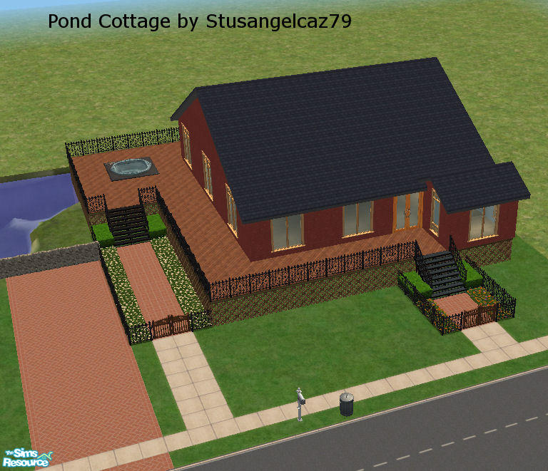 The Sims Resource - Pond Cottage