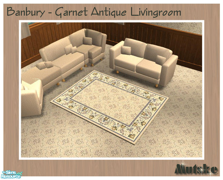 The Sims Resource - Rug Beige