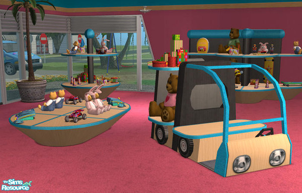 The Sims Resource | Open A Toy Shop - Recolor (Blue)