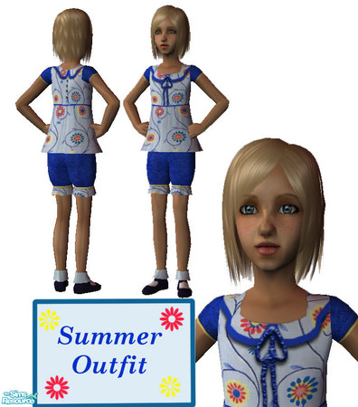 The Sims Resource | Summer Outfit