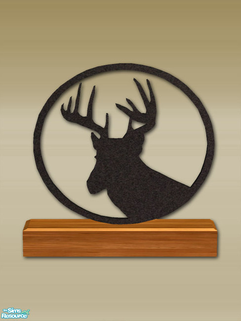 The Sims Resource - Mt Lodge Deer Silhouette - Mesh