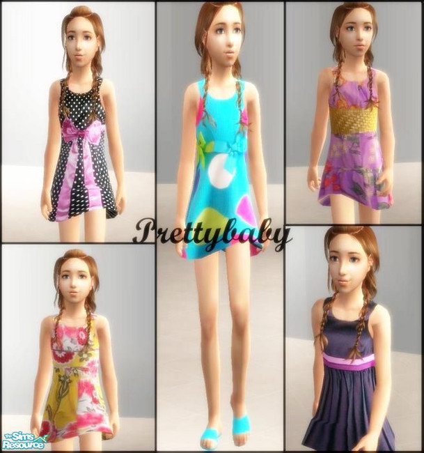 The Sims Resource - Children outfits for girls!!!!