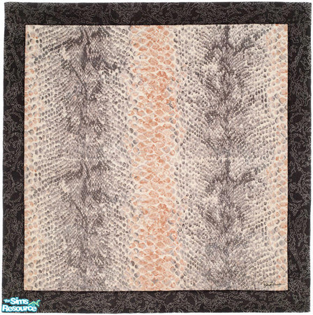 The Sims Resource - Snake Skin Floors - Black Skin