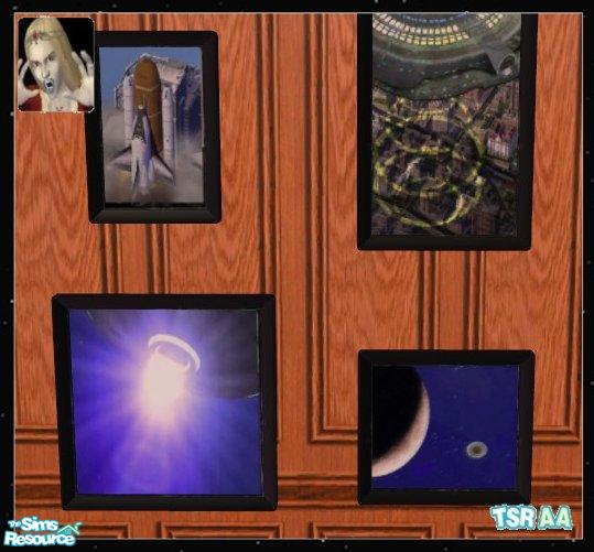 The Sims Resource | The Collage Collection - Sci Fi