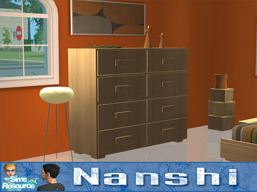 The Sims Resource | Clockwork Orange Set - Dresser