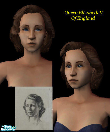 The Sims Resource | Queen Elizabeth II