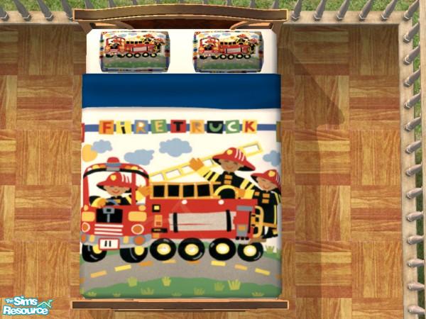 The Sims Resource - JP Firetruck