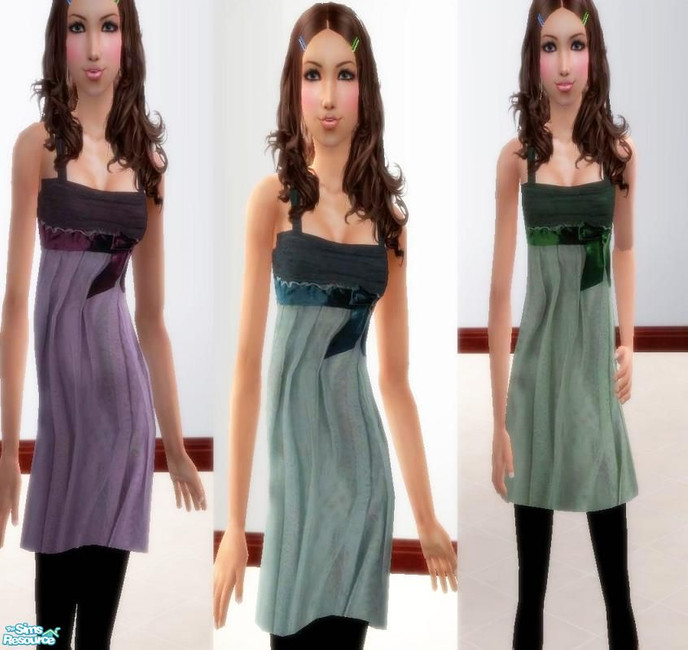 The Sims Resource - Dress Set For Teens