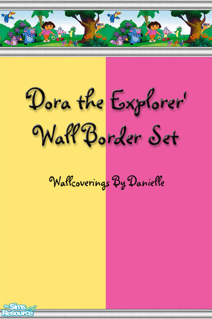 The Sims Resource - Dora the Explorer Border Set