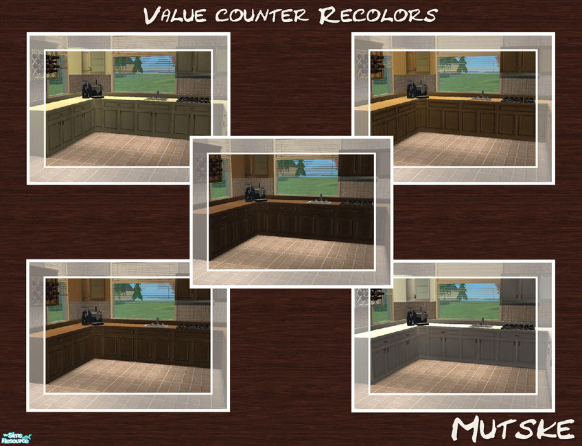 The Sims Resource - Value Counter Recolors Armstrong