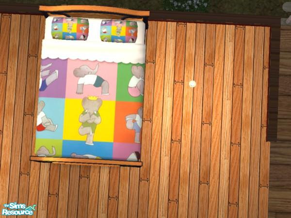 The Sims Resource | JP Babar Bed 1