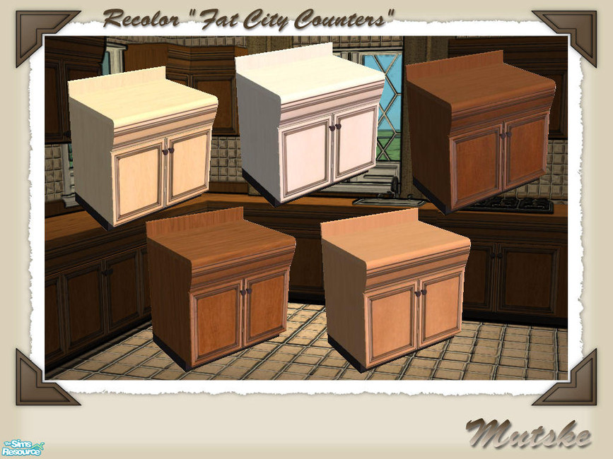 The Sims Resource - Counter Diner Serenity Set