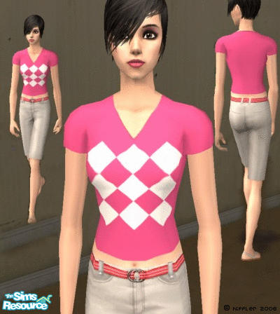 The Sims Resource - Diamond Tee