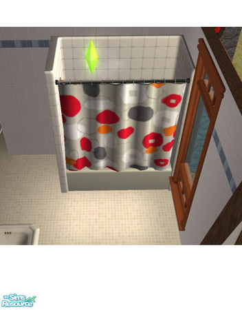 The Sims Resource - Shower Recolor Red