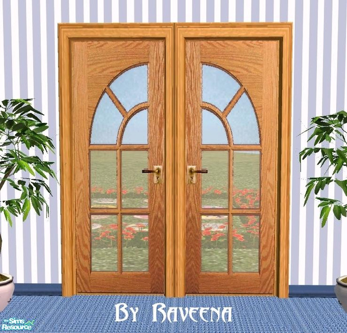 The Sims Resource - Curved Designer Door