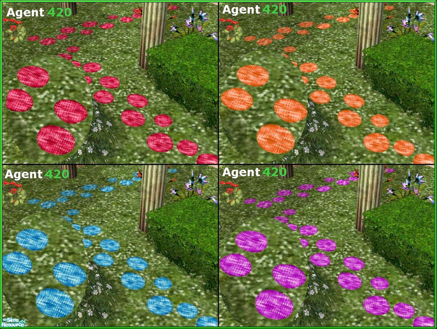 The Sims Resource - Sparkling Gemstone Stepping Stones