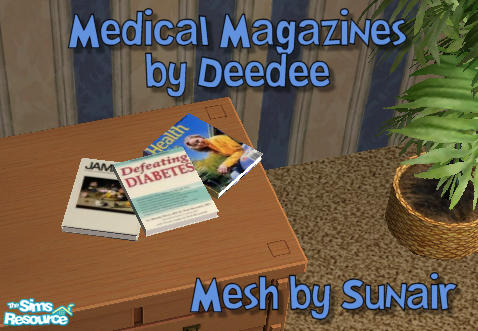 The Sims Resource | Medical Magazines