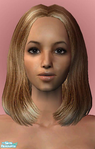 The Sims Resource | Thomas|TSR Recolor -bangless-Light Brown