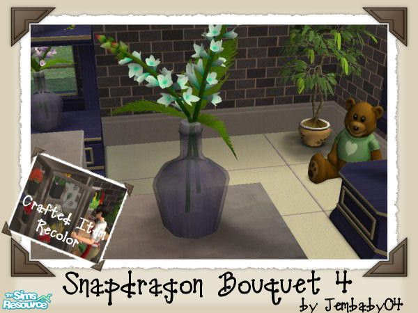 The Sims Resource - Snapdragon Bouquet Recolors 4
