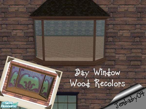 The Sims Resource - Bay Window Wood Recolor 9