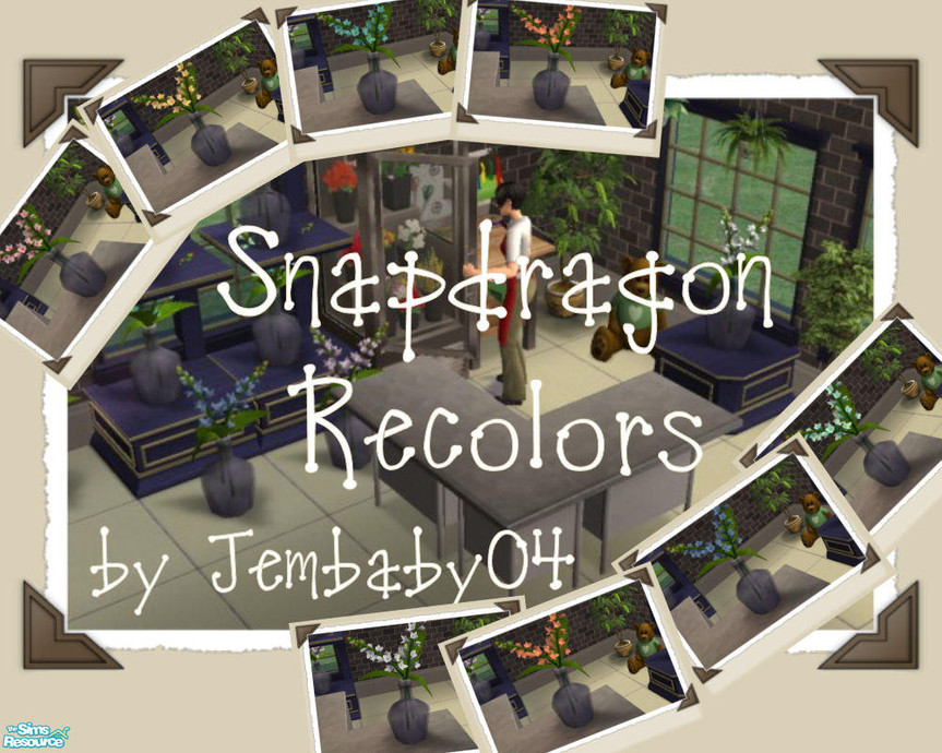 The Sims Resource | Snapdragon Bouquet Recolors