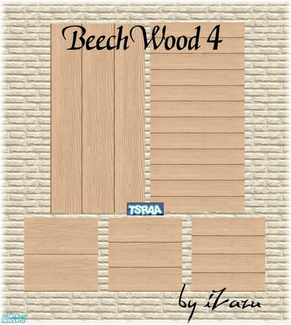 The Sims Resource - BeechWood 4 Siding/Paneling Set