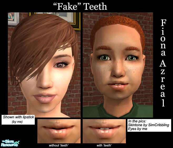 The Sims Resource | "Fake" Teeth