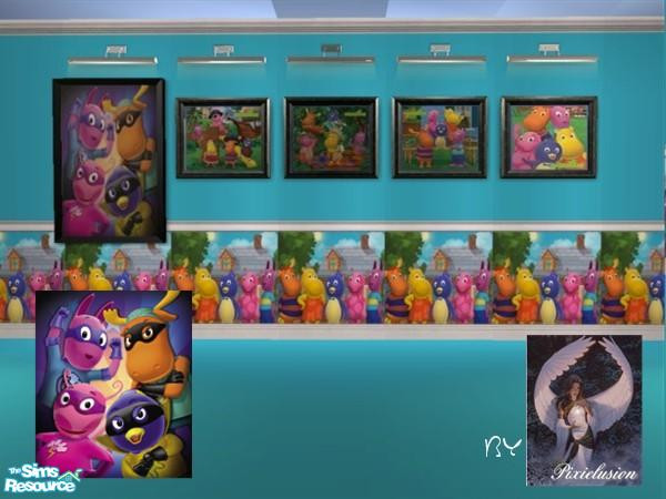The Sims Resource - Backyardigans painting - Bandits