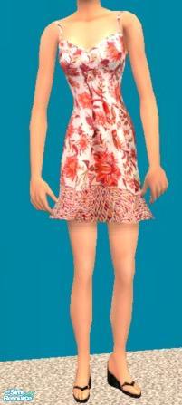 The Sims Resource - Spring Floral Dress