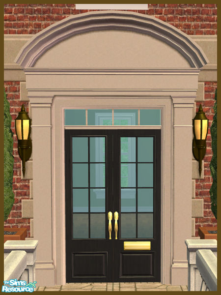 The Sims Resource - French Bonnet Pediment Recolor - Limestone