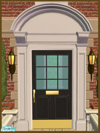 The Sims Resource | Bonnet Pediment Recolor - Black