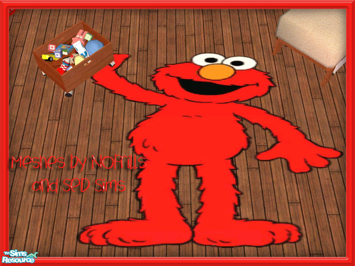 The Sims Resource - Elmo SED Rug